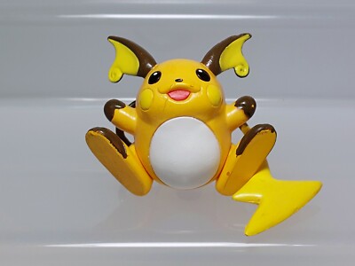 Raichu Pokemon Action Figure Bandai 1998 Gashapon Vintage Toy Japan E08 ...