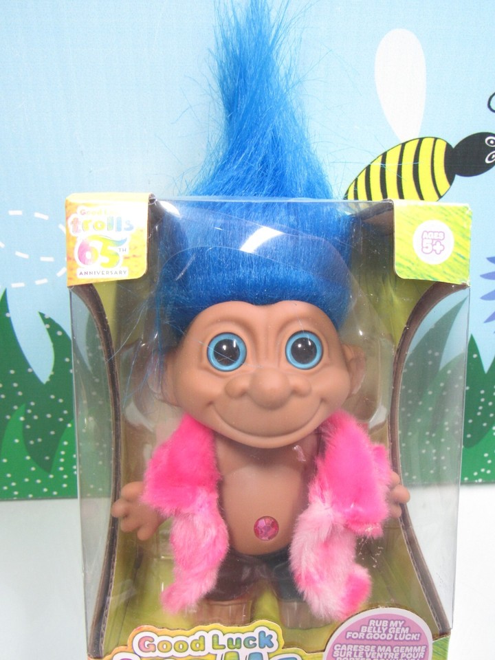 GOOD LUCK TROLLS ROCKSTAR TROLL - 4 1/2" Dreamworks Troll - NEW 65th ...