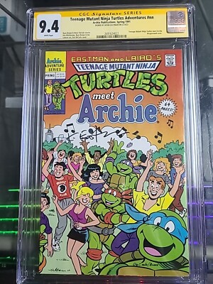 Teenage Mutant Ninja Turtles Meet Archie CGC 9.4 SS DeCarlo Cover ...