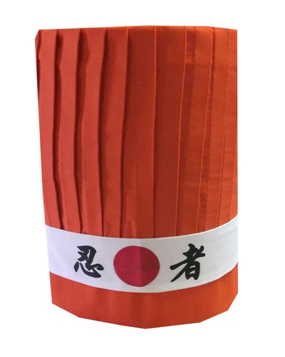 Hibachi Chef Tall Hat and Headband, Japanese steakhouse Grill chef hat ...