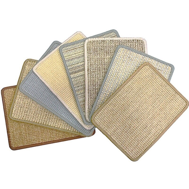 Pet Cat Scratch Board Sisal Pad Cat Grinding Claw Mat Pet Carpet Bed ...