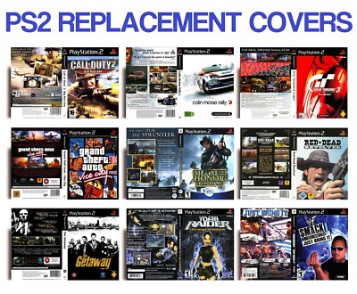 RETRO SONY PLAYSTATION 2 PS2 GAME REPLACEMENT CASE COVERS | eBay UK