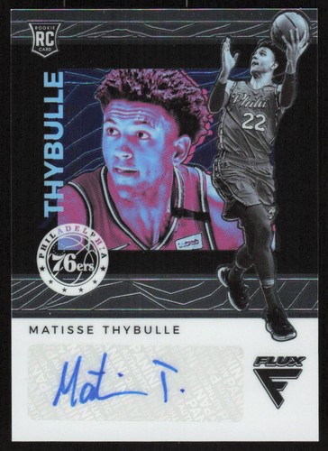 2019-20 Panini Chronicles Flux Rookie Auto Matisse Thybulle /99 76ers ...