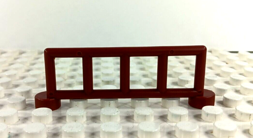Lego Duplo Item Railed Fence (5 post) (1) dk brown | eBay