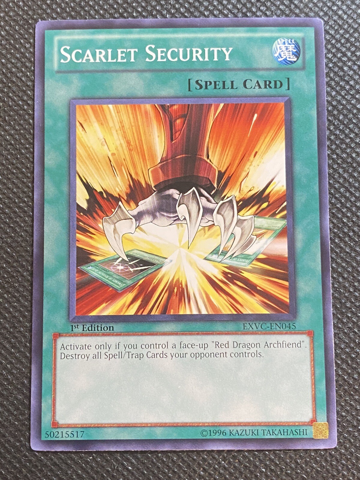 YuGiOh! Scarlet Security EXVC-EN045 Common 1st Edition Near Mint ...
