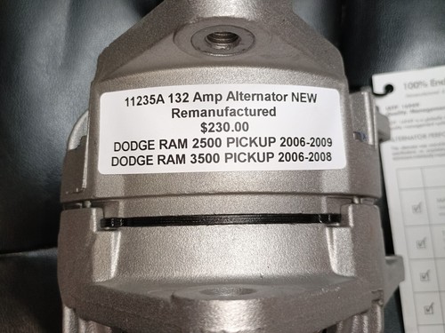 New Remanufactured Alternator 11235A 132 AMP Dodge Ram 2500 & 3500 | eBay