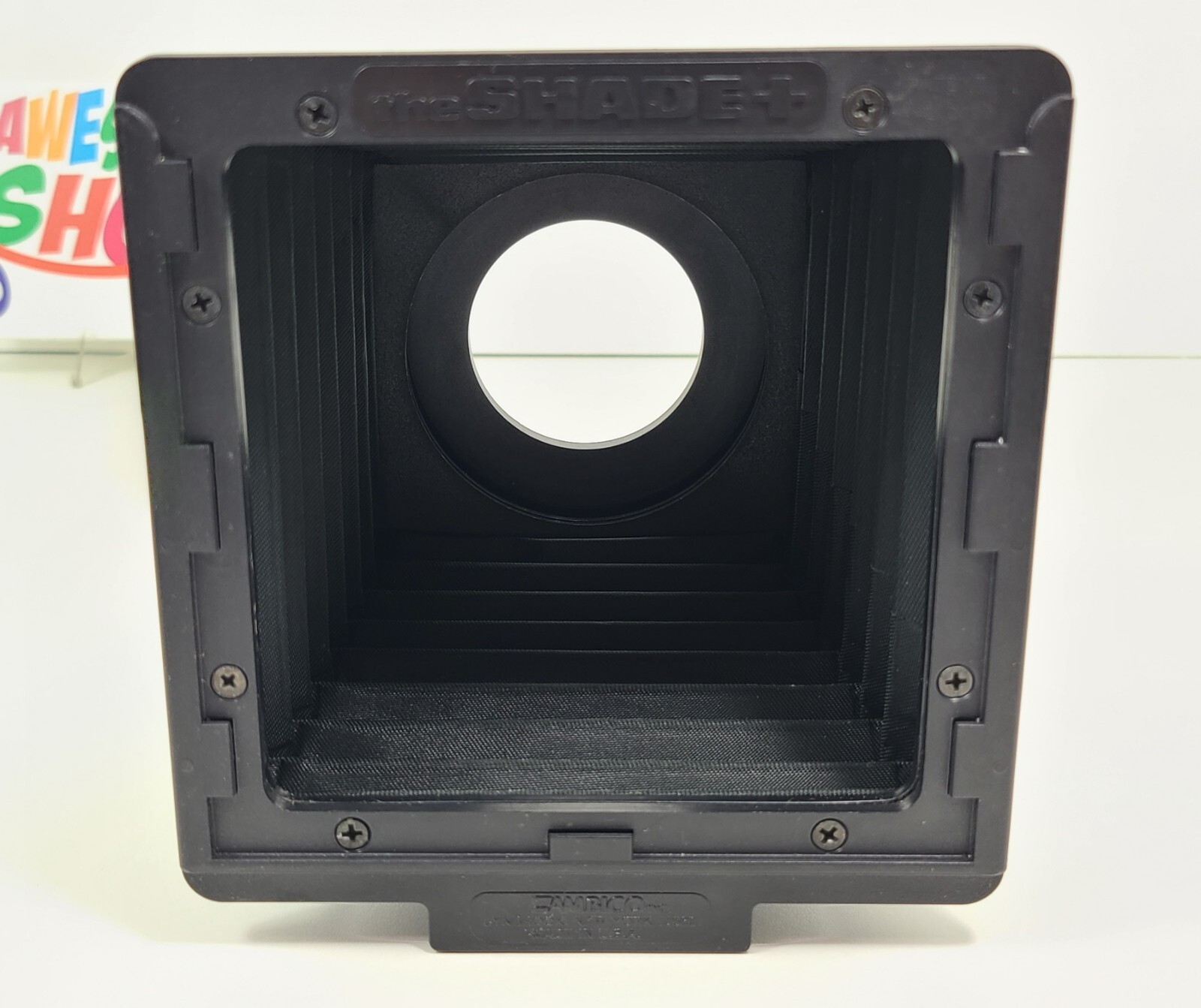 AMBICO THE SHADE+ COMPENDIUM LENS HOOD SHADE w/ 10 Masks, 1 Adapter, 4 ...