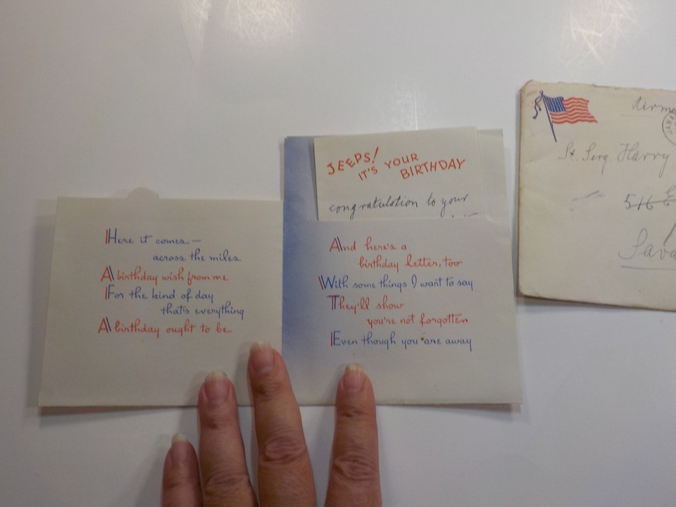 WW2 Birthday Card Military Jeep Soldier World War Two Cover Harry ...