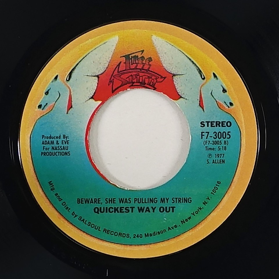 Quickest Way Out "I Can Be Everything" Rare 70's Soul Disco 45 Free ...