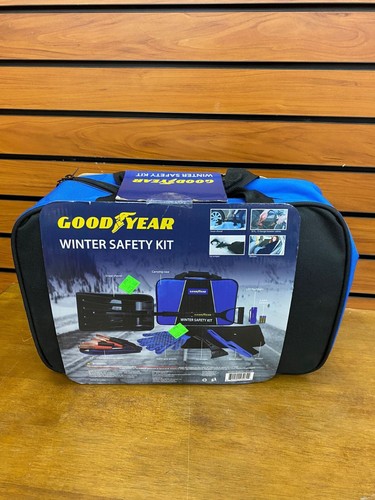 GOODYEAR WINTER SAFETY KIT - Blanket, 8ft Booster Cables, LED ...