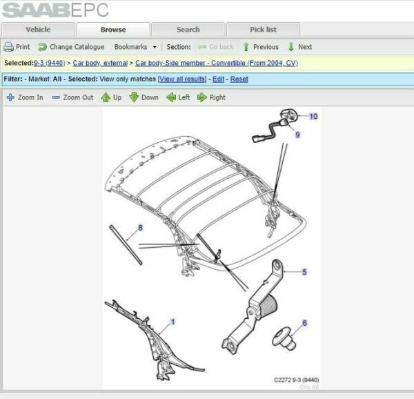 Genuine Saab Convertible Top Sensor 12772594 for sale online | eBay