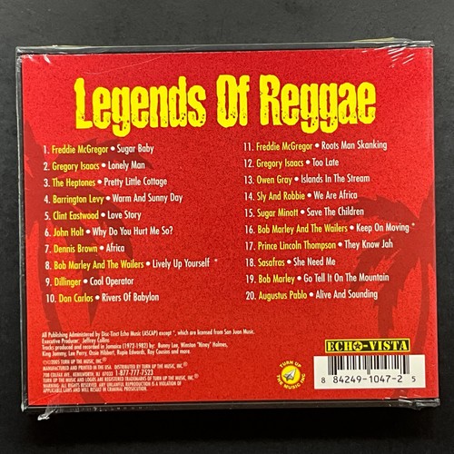 Legends Of Reggae Vol. 1, 70s and 70s Reggae Compilation, Sealed CD | eBay
