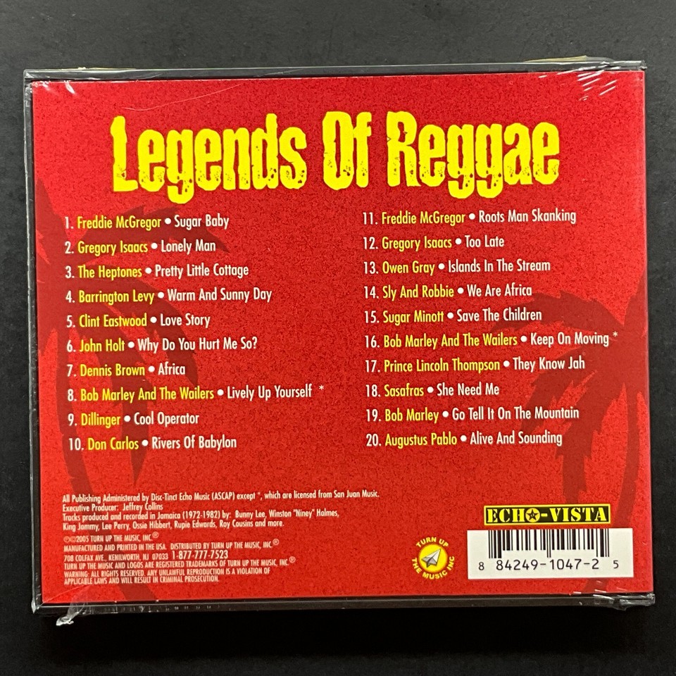 Legends Of Reggae Vol. 1, 70s and 70s Reggae Compilation, Sealed CD | eBay