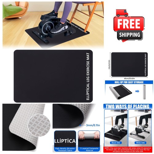 Non-Slip Workout Mat for Elliptical Machines - Stability & Floor ...