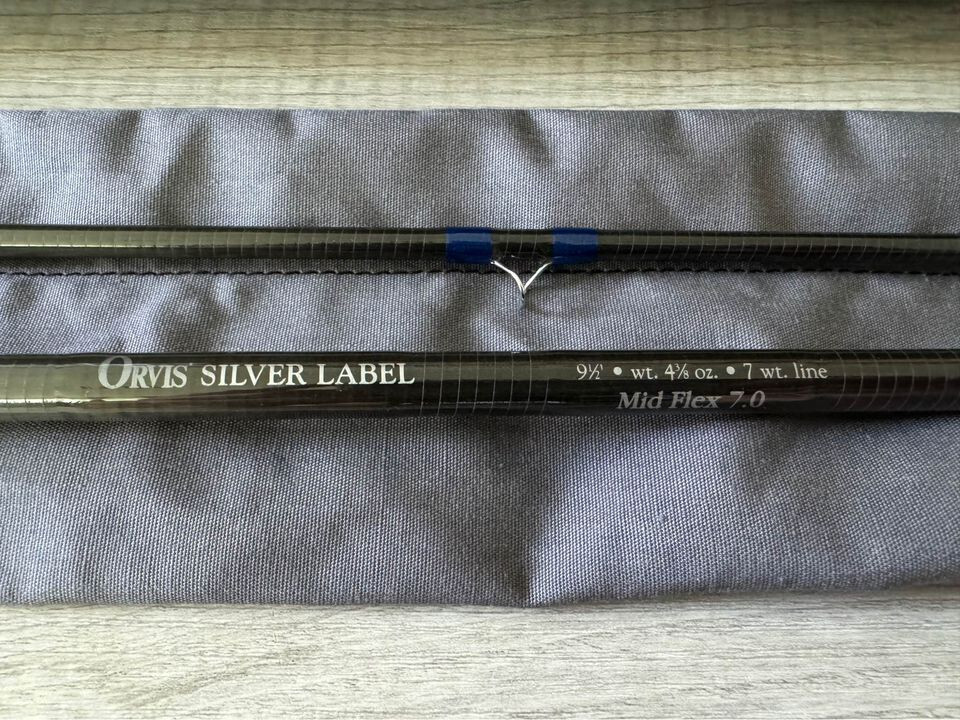 Orvis HLS Silver Label Mid Flex 9’6” 7wt Fly Fishing Rod | eBay
