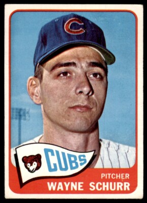 1965 Topps Baseball Card Wayne Schurr Chicago Cubs #149 | eBay