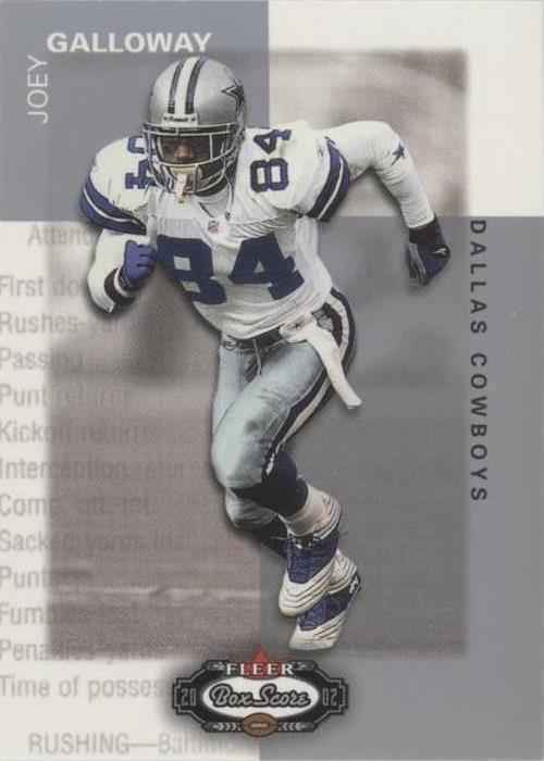 2002 Fleer Box Score - Joey Galloway #92 for sale online | eBay