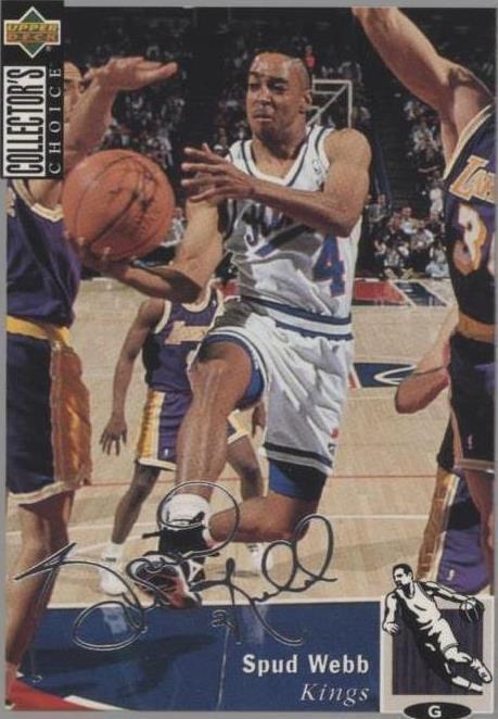1994-95 Upper Deck Collector's Choice - Spud Webb #89 Silver Foil ...