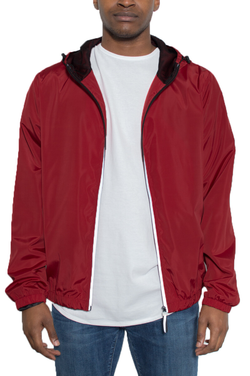 Mens Active Wear WaterProof Reflective Zip Up Hooded Windbreaker Jacket ...