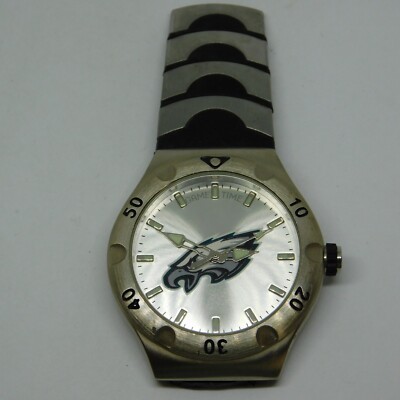 GAME TIME Philadelphia Eagles Quartz Men's Watch New Battery Needs a ...
