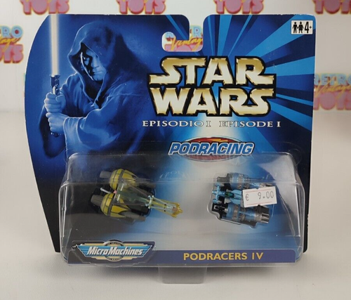 Star Wars Pod Racer IV 4 Podracing Micro Machines 1999 Hasbro Blister ...