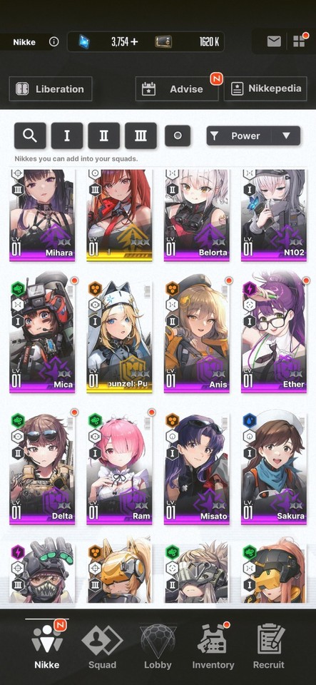 Nikke Starter Account 36 ssr. Both Asukas, Rei, Grave, Cinderella ...