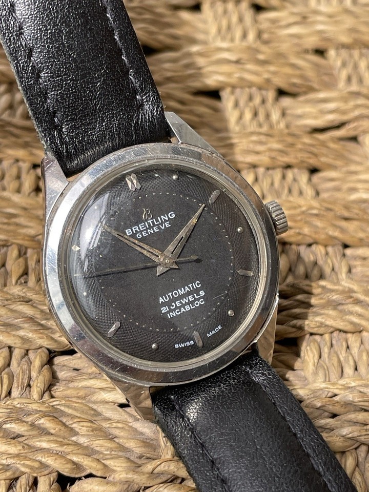 BREITLING WATCH BIDYNATOR Felsa 690 AUTOMATIC SWISS 1950s Bi ...