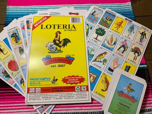 Don Clemente Mexican Loteria Bingo10 Different Boards, plus Deck of 54 ...