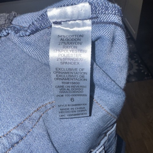 Democracy Ab Technology Jeans Mid-Rise Skinny Stretch Women's Size 6 ...