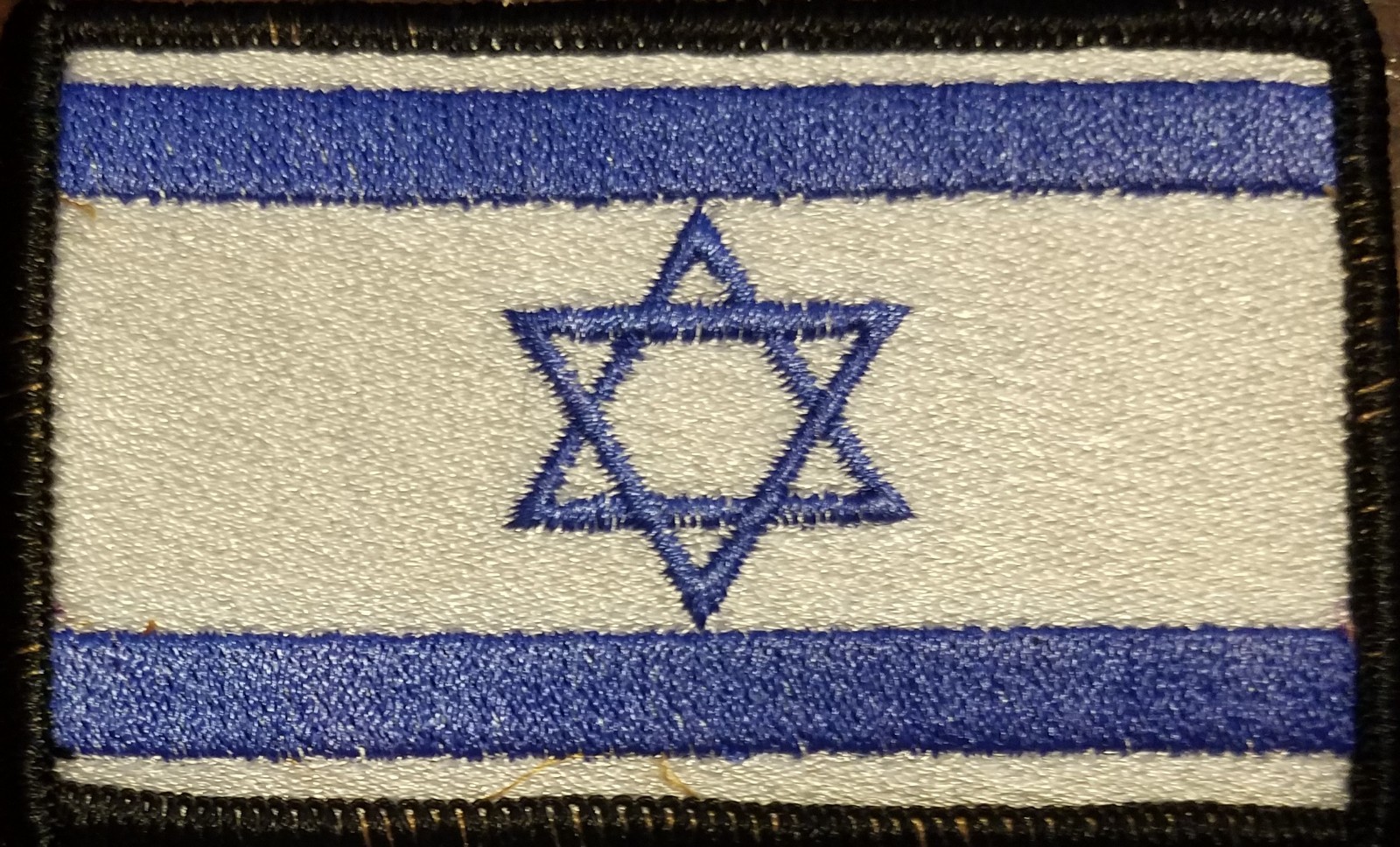 ISRAEL Flag Iron-On Patch Morale Tactical Travel Jew Emblem Black ...
