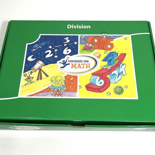 Hooked On Math Division Workbooks Games CDs Homeschool Complete Unused ...
