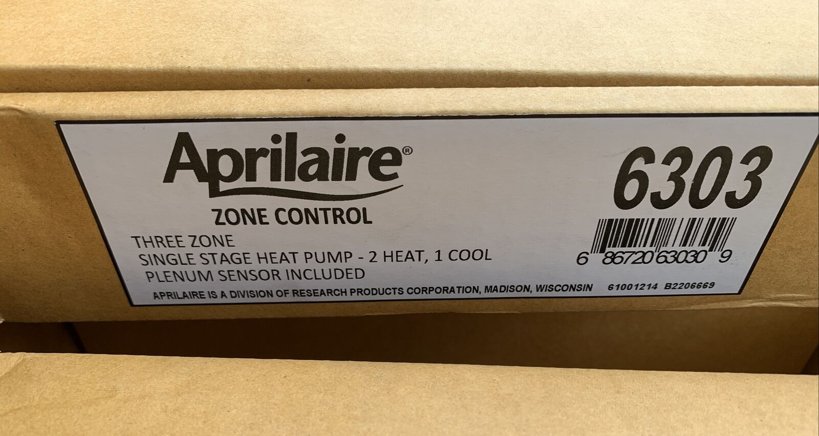 Aprilaire 6303 Single-Stage 2 or 3-Zone Heat Pump Zone Control Panel | eBay