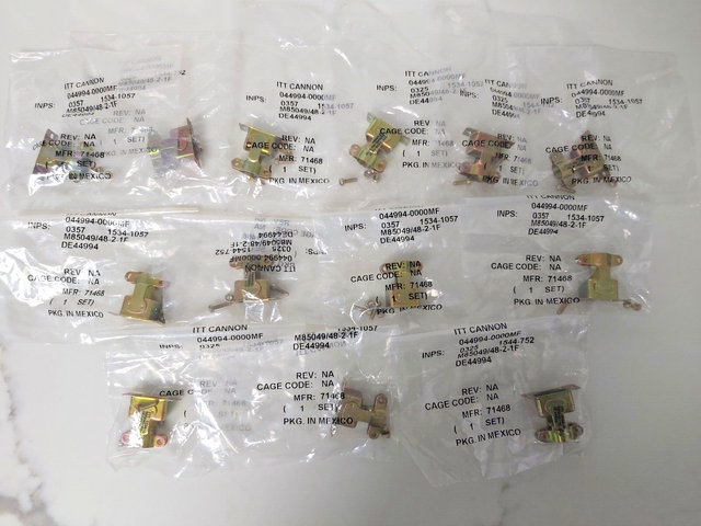 1x ITT Canon M85049/48-2-1f Circular Mil Spec Backshells Rectangular Strain Re for sale online ...