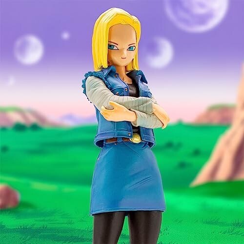 Cyborg 18 Dragon Ball Super DBZ Collectible Action Figure Toy Droid ...