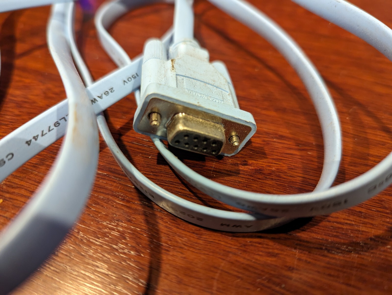 Cisco Systems RJ45 DB9 AWM 20251 E129757-c Serial Cable LL97744 RA-232 ...