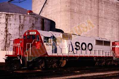 Vtg 1989 Train Slide 6041 SOO Line Engine X5F173 | eBay