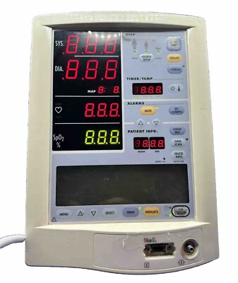 Datascope Accutorr Plus Vital Signs Monitor Masimo Sp02 NiBP Cracks On ...