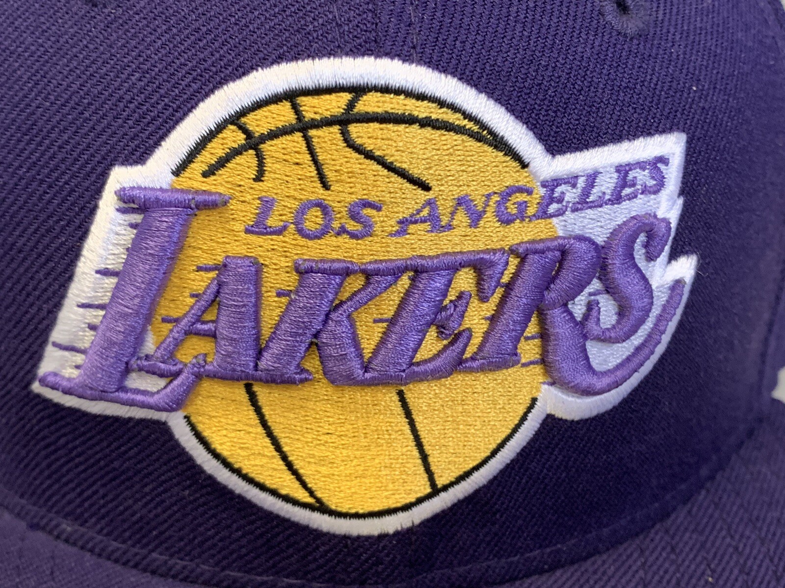 New Era Los Angeles Lakers Team Color 59Fifty Fitted Cap Hat Purple Men ...