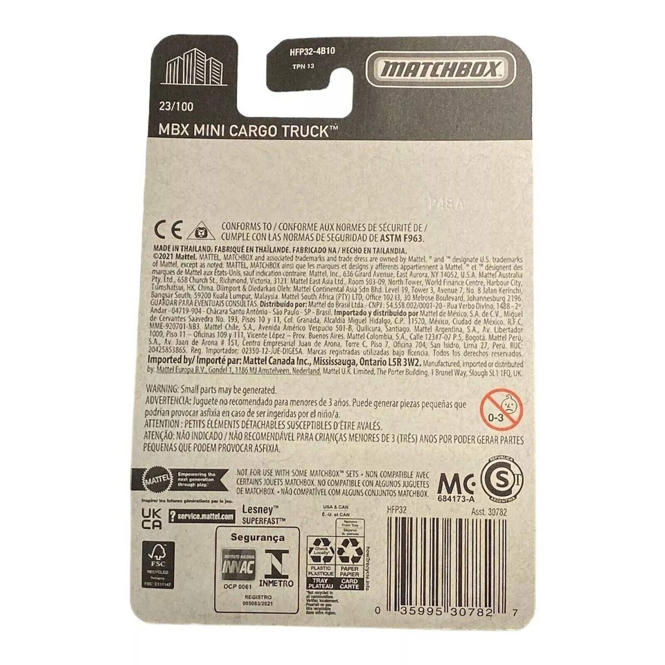 Matchbox MBX Mini Cargo Truck - Matchbox Series 23/100 | eBay