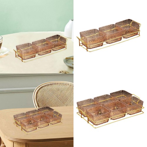 Divided Serving Platter Bowls Removable Tea Party Dessert Appetizer ...