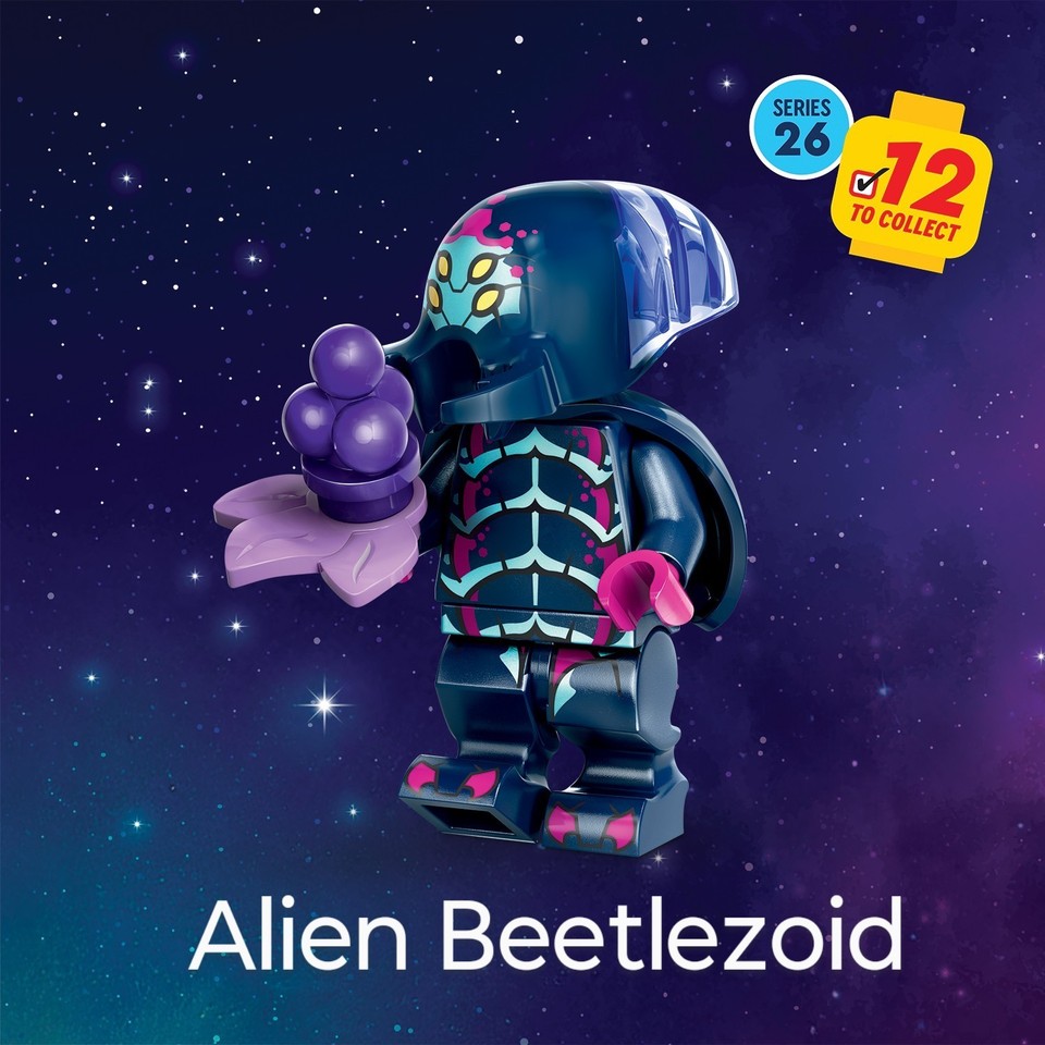 Lego 71046 CMF 26: mix & match SPACE minifigs: UFO costumes M-Tron ...