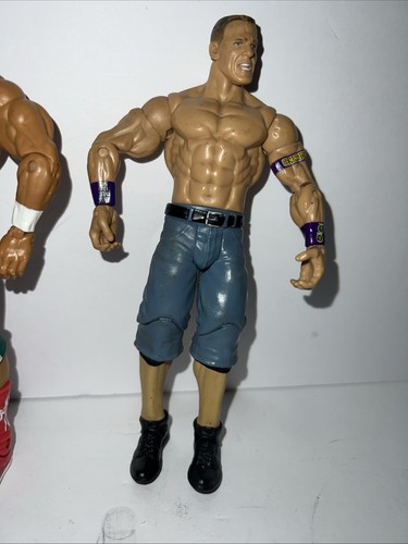 Lot Of 4 WWE WRESTLERS JOHN CENNA, HULK Hogan, Jakks Kane, Alberto Del ...