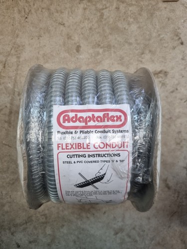 Conduit Adaptaflex Galvanised Steel Flexible Conduit 20mm IP40 10 ...