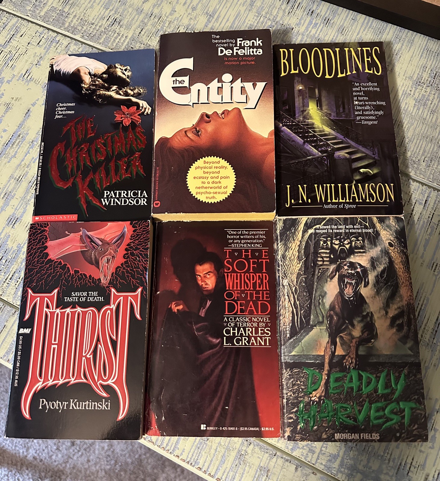 Paperbacks From Hell - 6 Book Lot - Vintage Horror (Zebra, Leisure ...