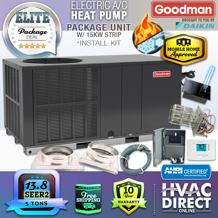 Heat Pump Package Units 2 5 Ton PH5Z | Packaged Heat Pump | Bryant
