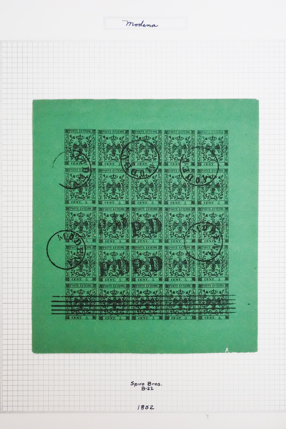 Modena Italy 5 Classic Reference Stamp Sheets | eBay