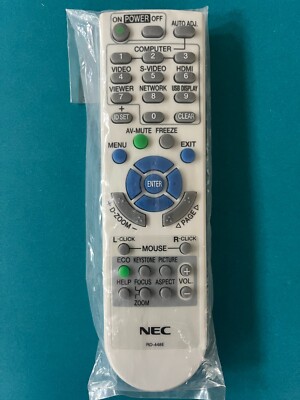 New Geniune RD-448E For NEC Projector Remote Control M260W M260X M300W ...
