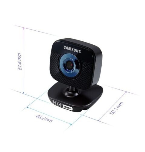 Samsung FHD PC Webcam PC Camera 84° View Stereo Mic 30 fps Auto Focus ...