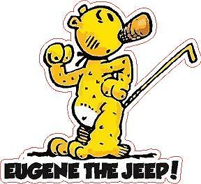 Eugene The Jeep Decal