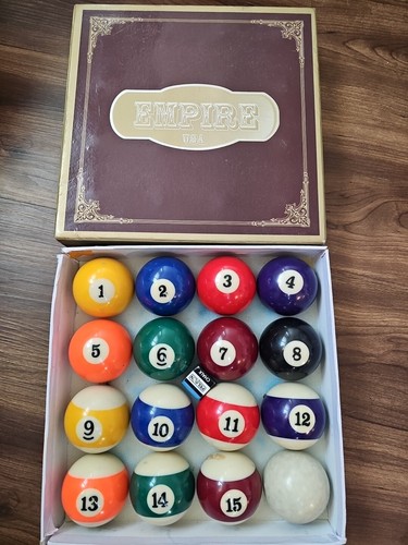 Empire Billiards Ball Set With Chalk, Rack, And Tips | eBay